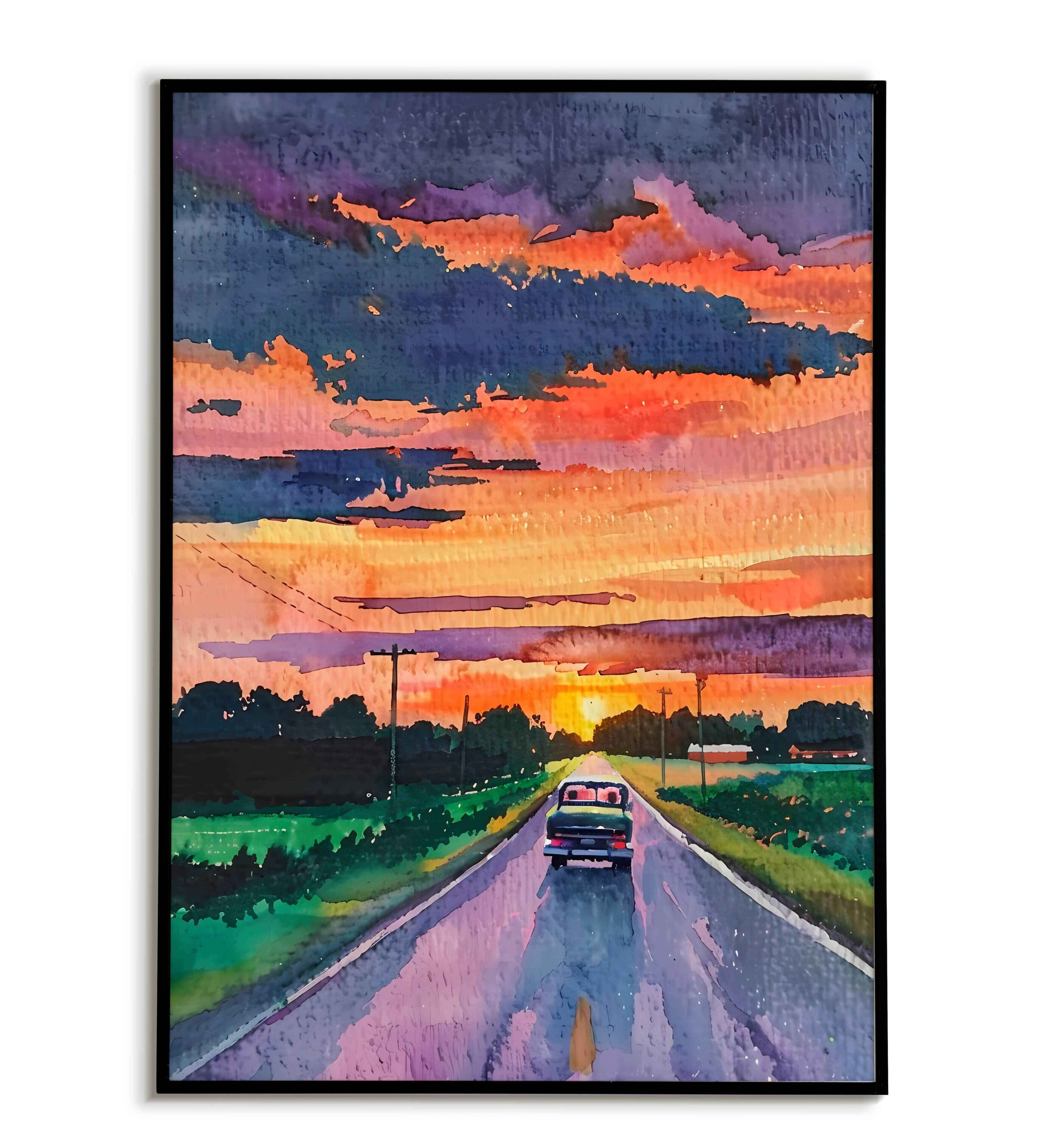 Sunset Drive - Poster/Printable – WallMarvel